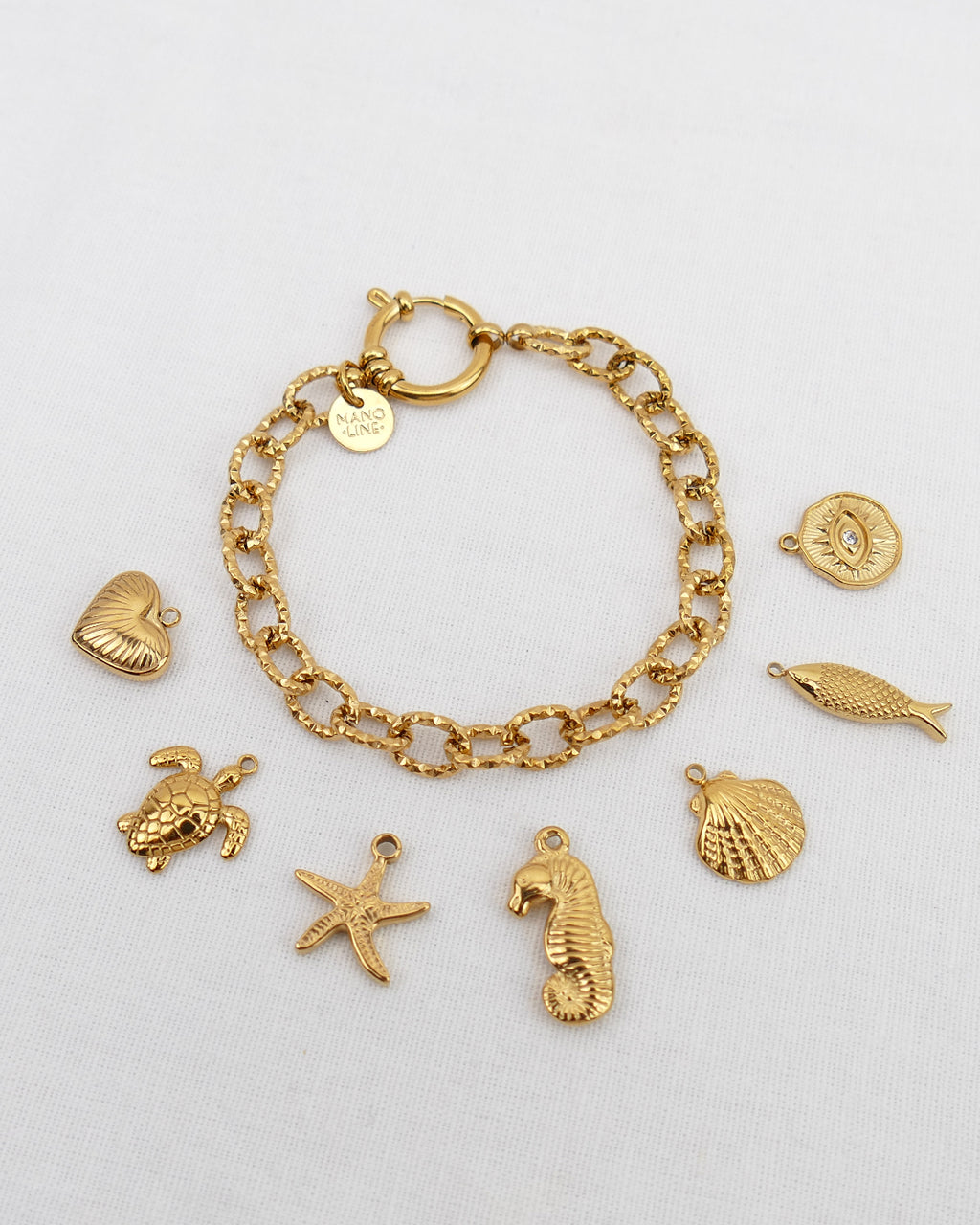Bracelet CARLA (Charms personnalisables) – Manoline